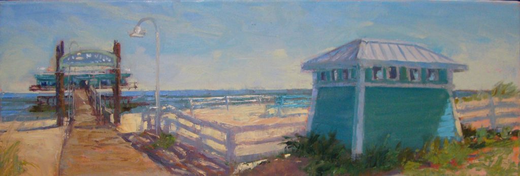 OceanViewPier – Coastal VA Plein Air